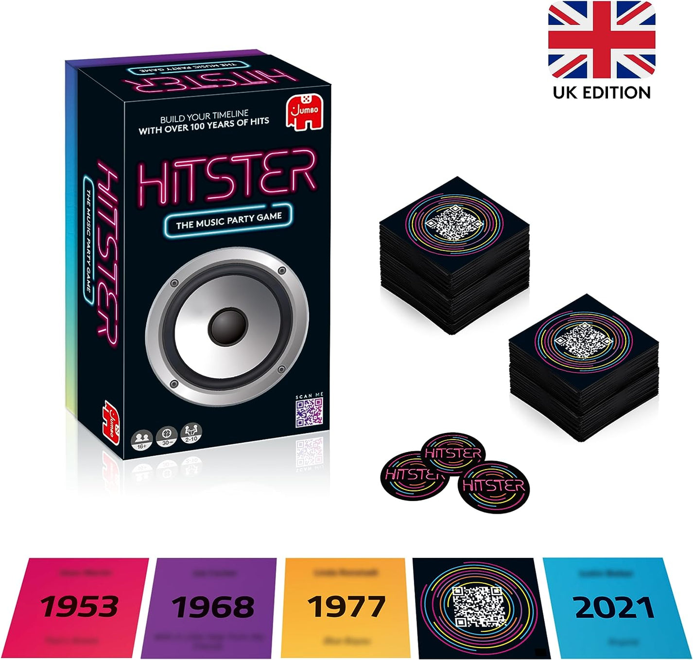 Hitster - Original (UK edition) - Jumboplay.com